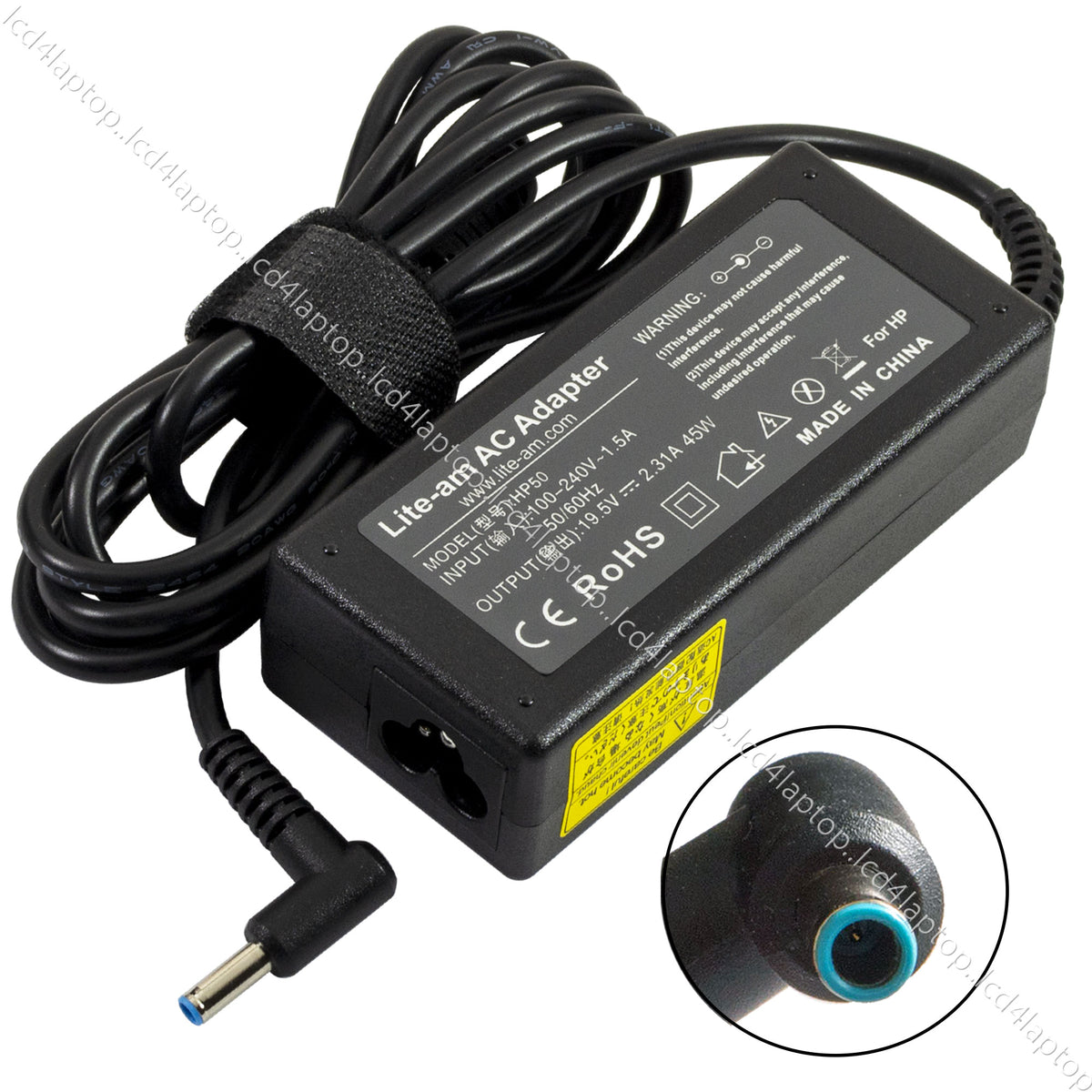 For HP Laptop AC Adapter Charger R-41013323 13252 IEC 60950-1 1 - 19.5v ...